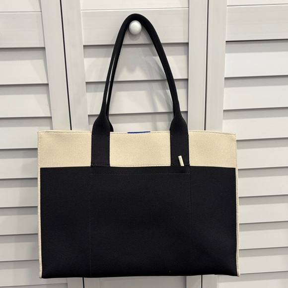 Rothy's | Bags | Rothys Black And Cream Womens Tote The Classic Tote ...